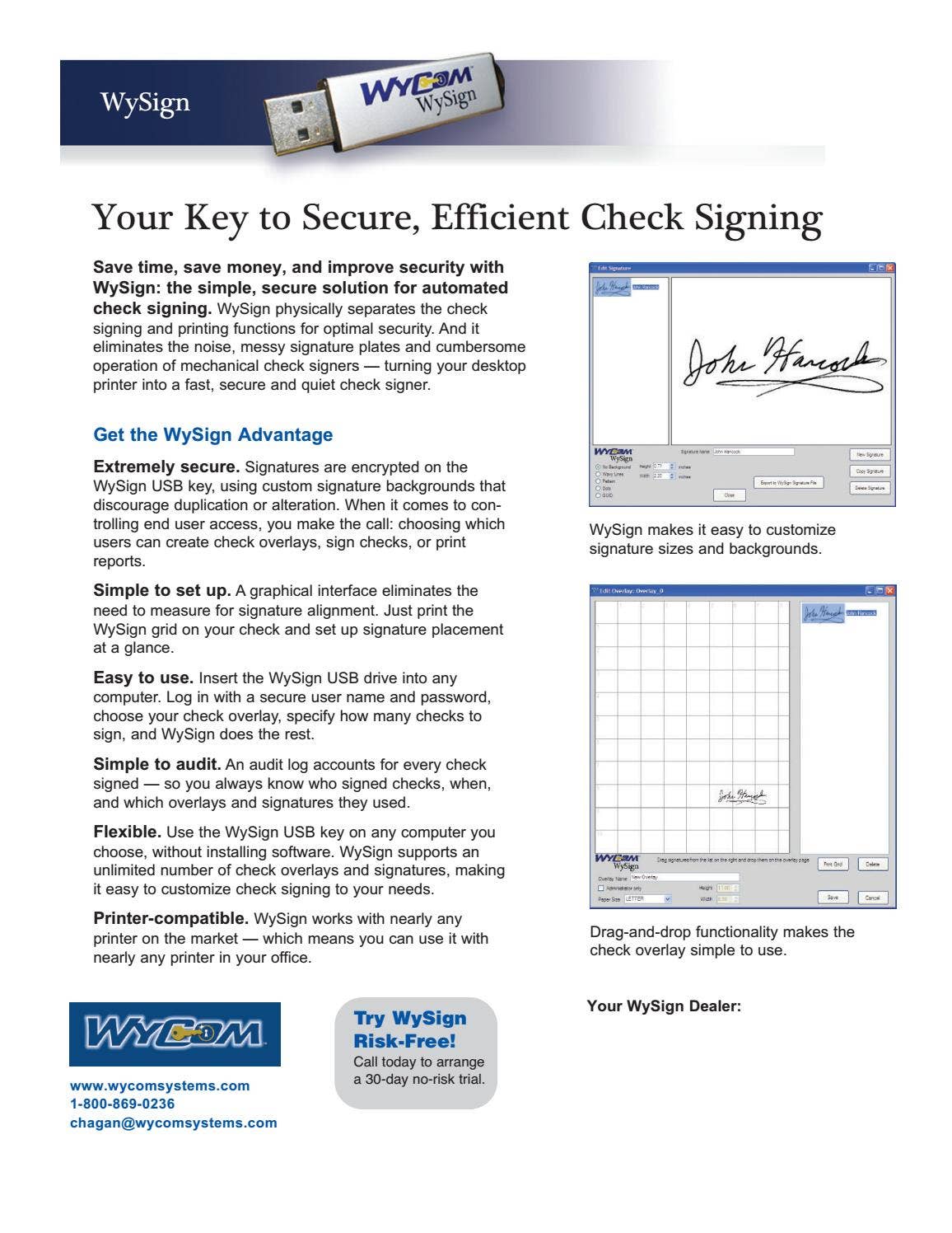 Wycom WySign by pbsoffice - Issuu