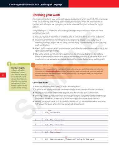 English Language for Cambridge International AS & A Level by Cambridge ...