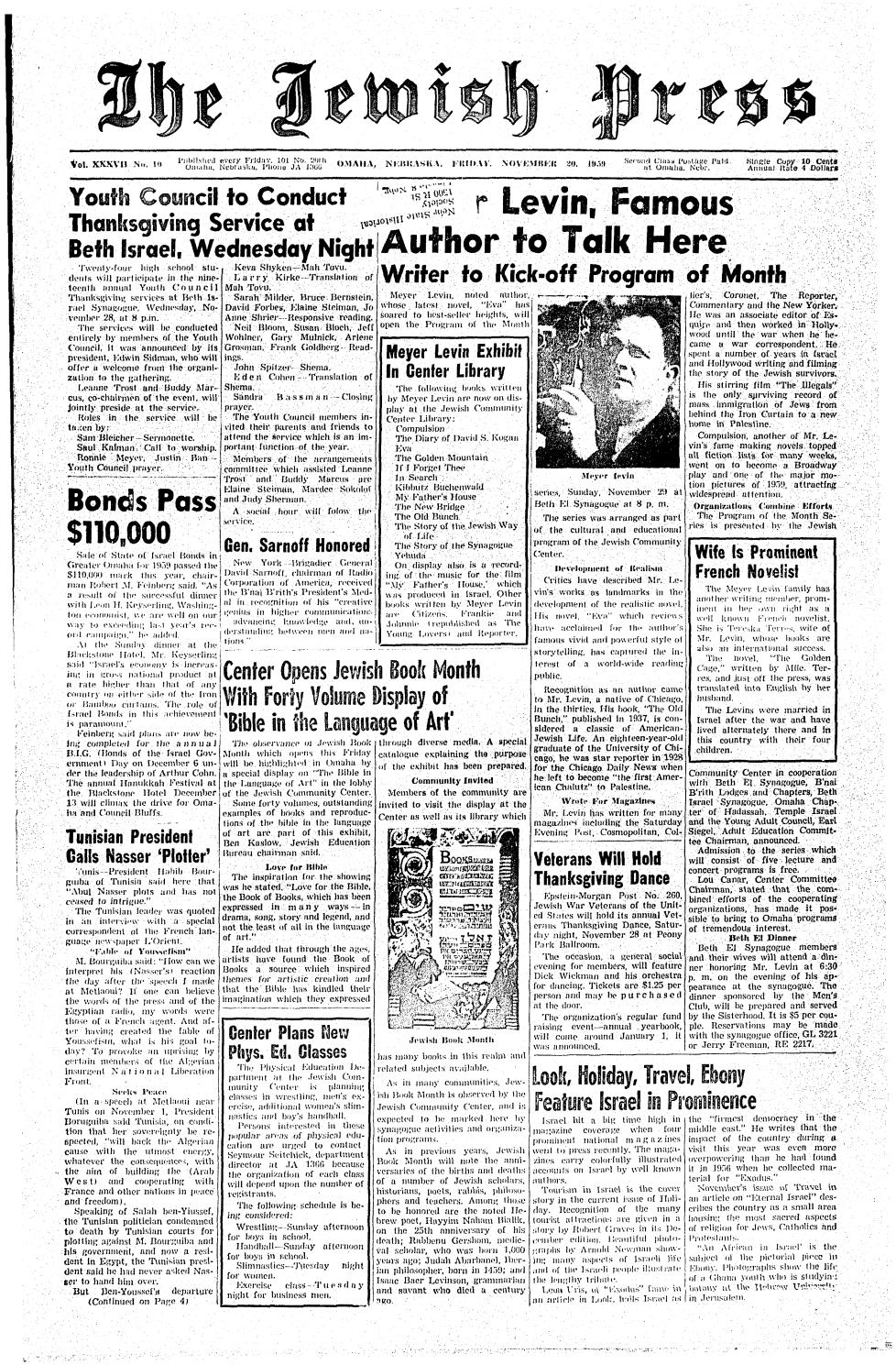 November 20, 1959 by Jewish Press - Issuu