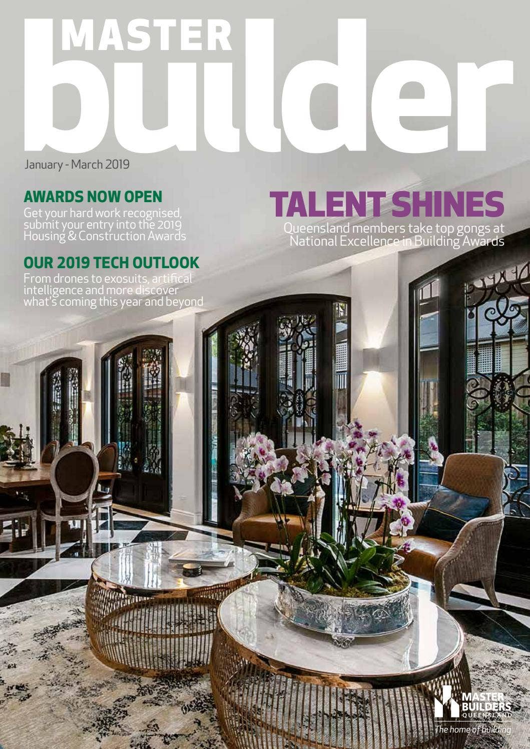 Master Builder magazine – January - March 2019 by Master Builders ...