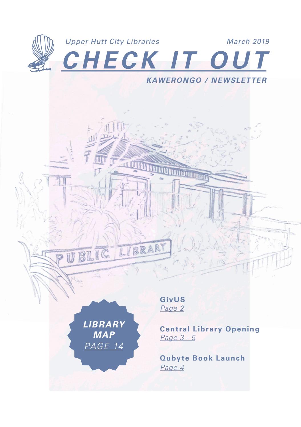 Upper Hutt City Library - March 2019 by Upper Hutt City Libraries - Issuu