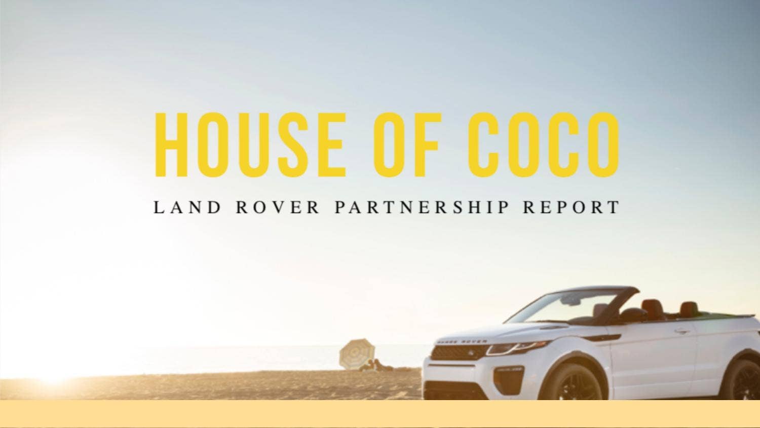 Land Rover Report by House of Coco - Issuu
