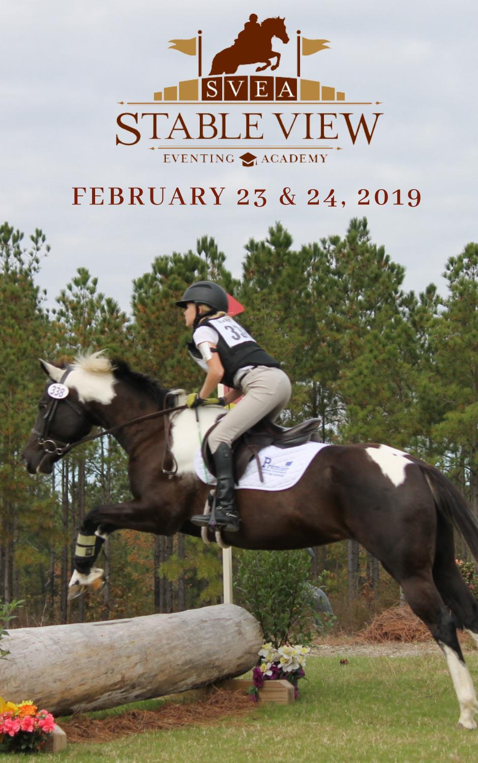 Stable View Eventing Academy Program - February 2019 by StableView - Issuu