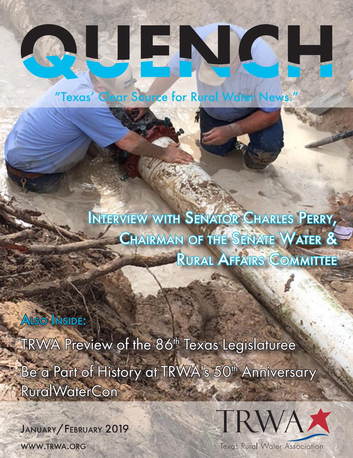Jan/Feb 2019 Quench by Texas Rural Water Association - Issuu