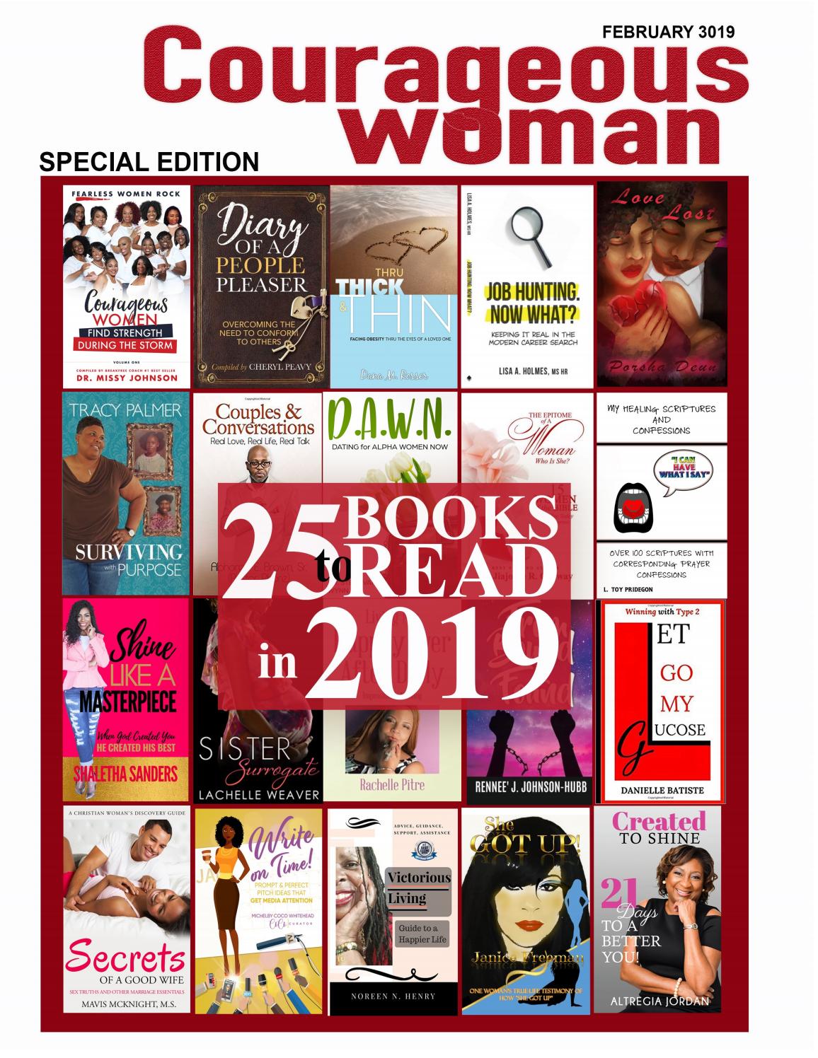 Courageous Woman Magazine Books to Read in 2019 by Courageous Woman ...