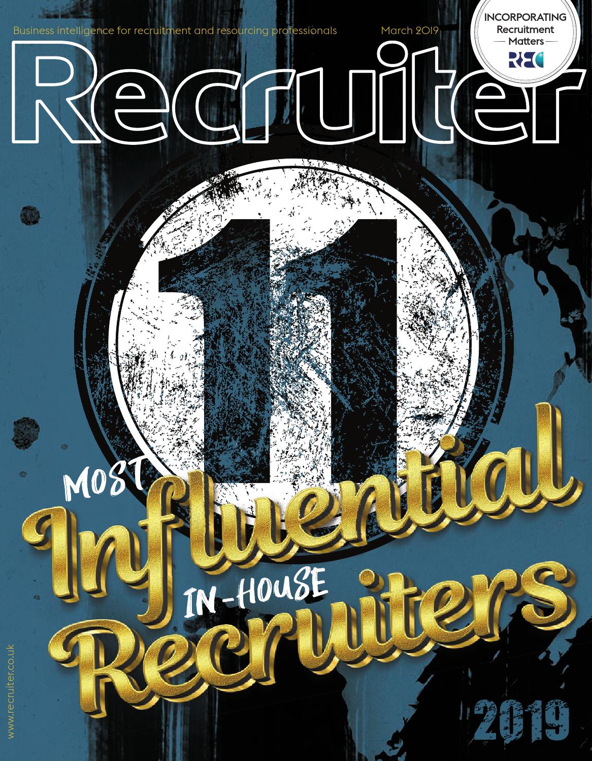 Recruiter March 2019 by Redactive Media Group - Issuu
