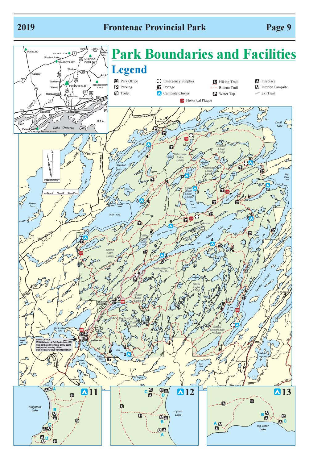Frontenac Provincial Park 2019 Information Guide by Willow Publishing ...