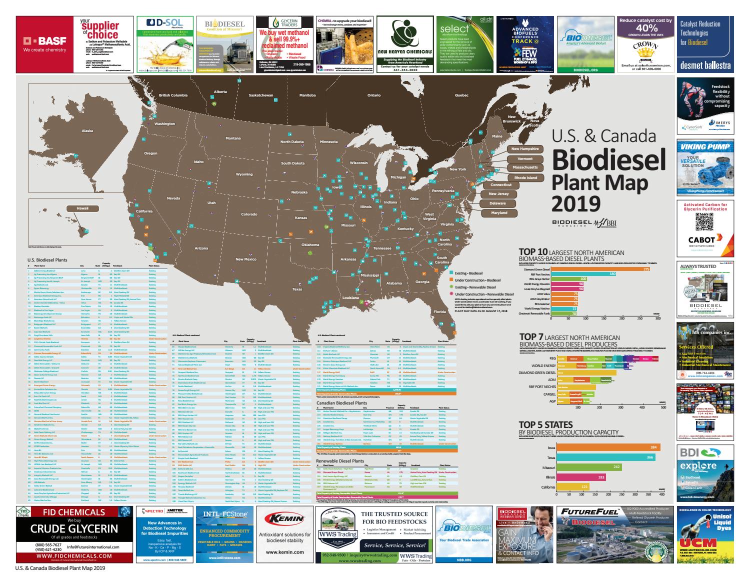 2019 Biodiesel Plant Map by BBI International - Issuu