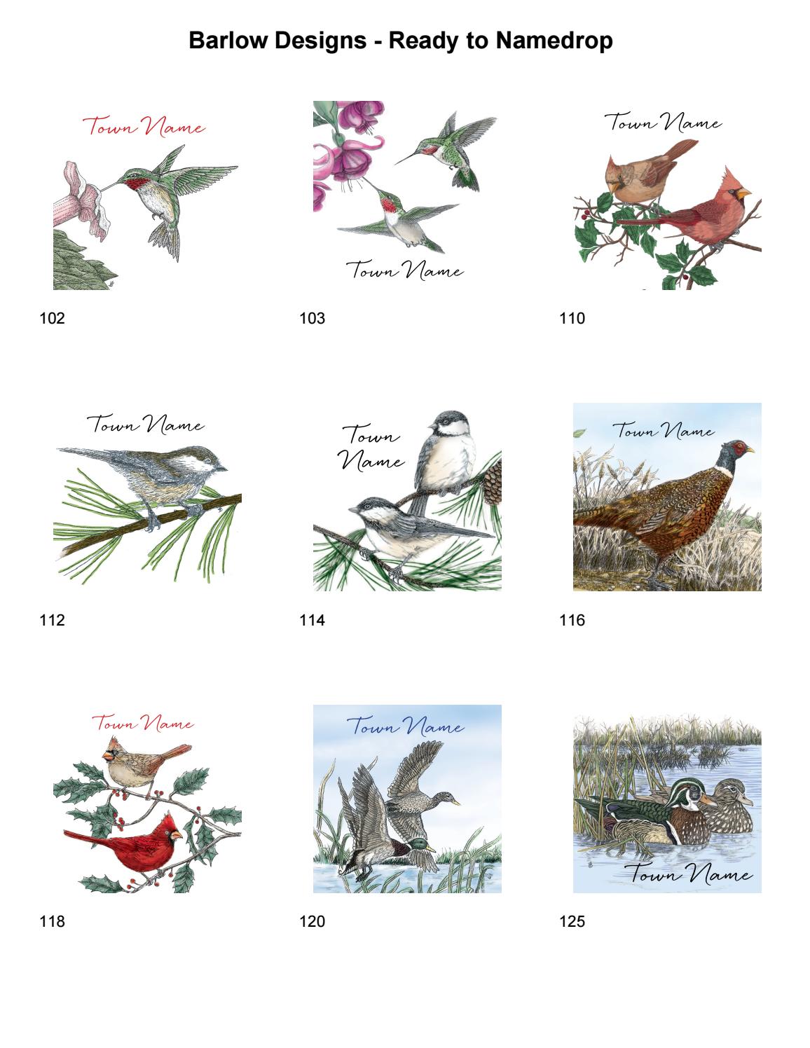 Images Ready for Namedrop 2/2019 by Barlow Designs - Issuu