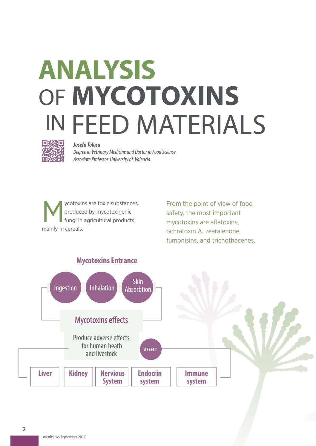 Analysis of mycotoxins in feed materials by agriNews - Issuu