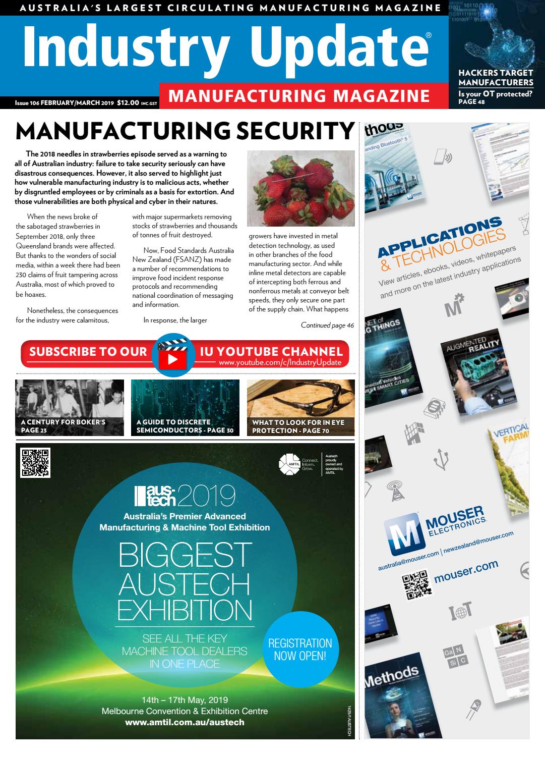 Industry Update Issue 106 February/March 2019 by Industry Update - Issuu