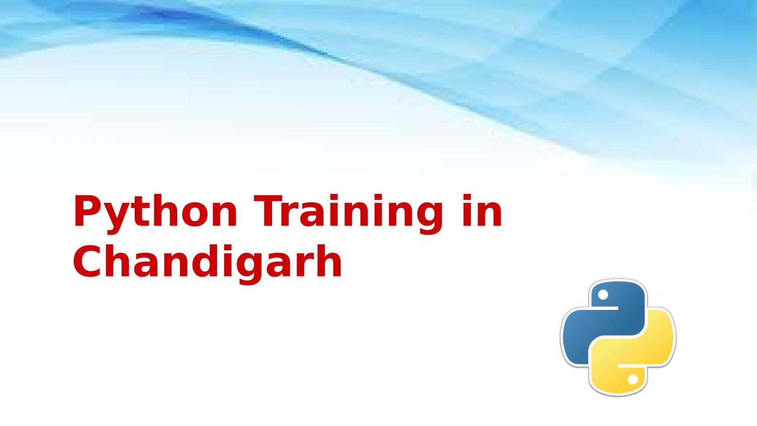 Python Course in Chandigarh | Python training Institute | CBitss ...