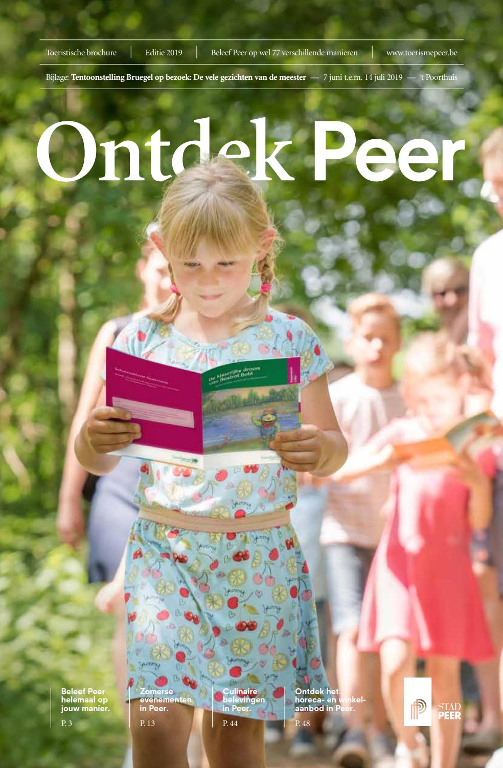 Toeristische brochure 2019 - Stad Peer by Stad Peer - Issuu