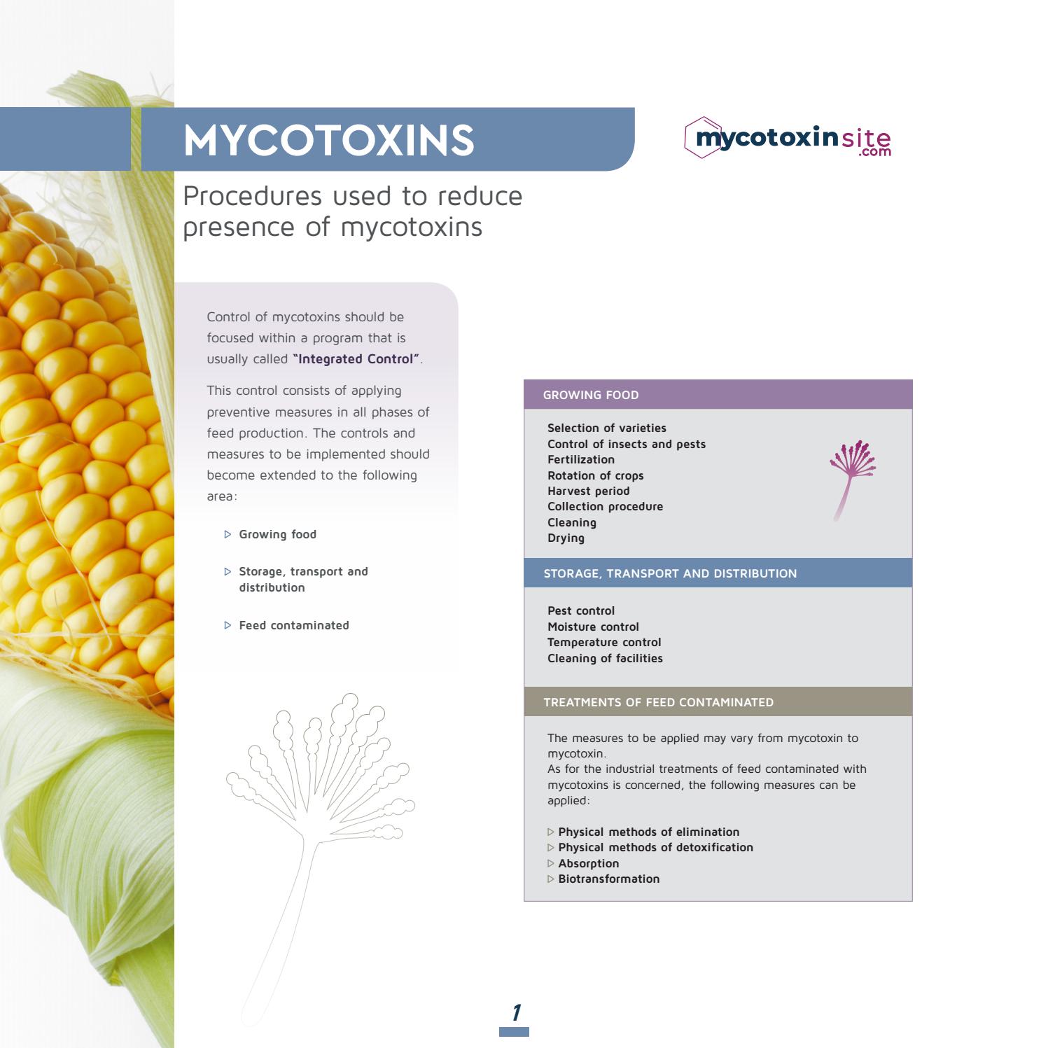 MYCOTOXINS Procedures used to reduce presence of mycotoxins by agriNews ...