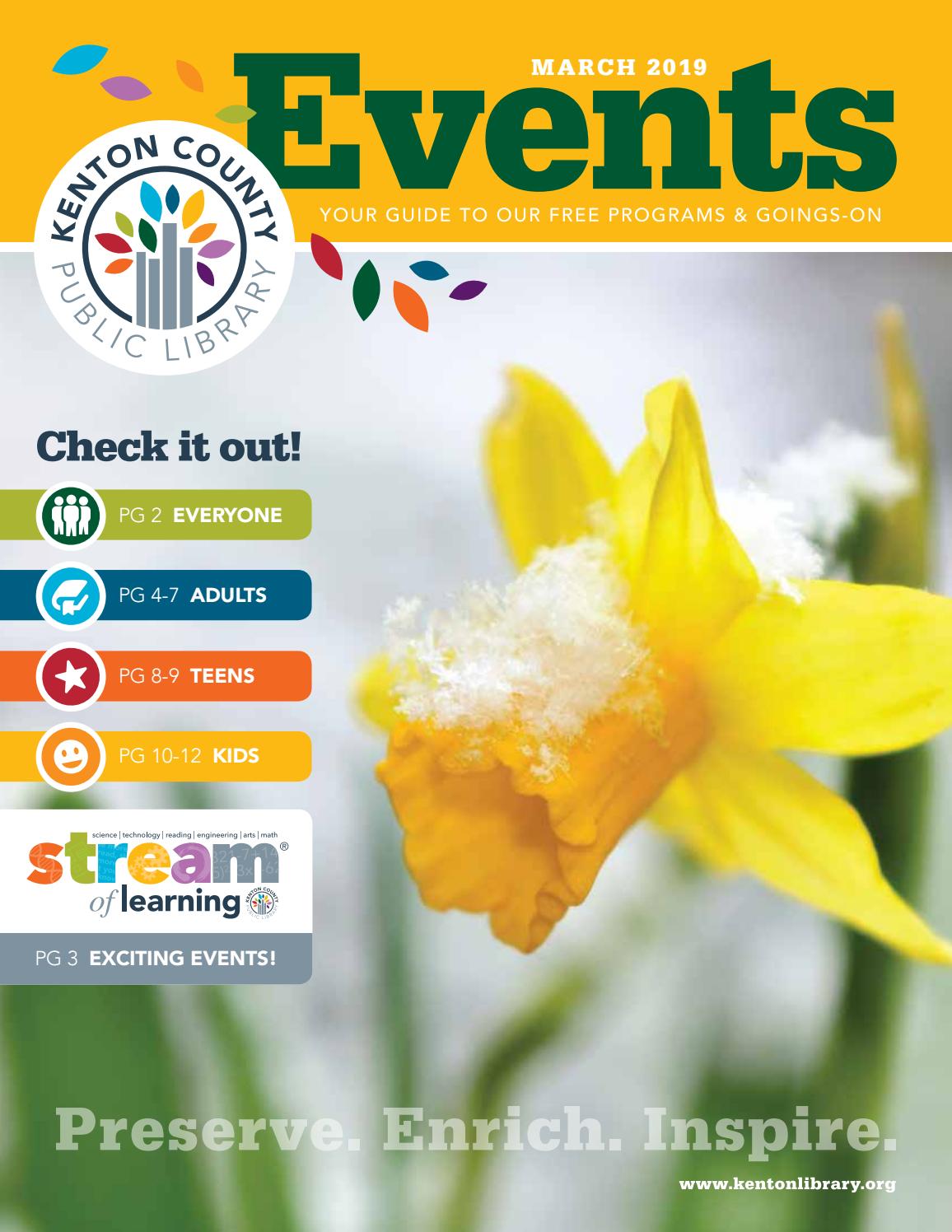 Kenton County Public Library March Events by Kenton County Public ...