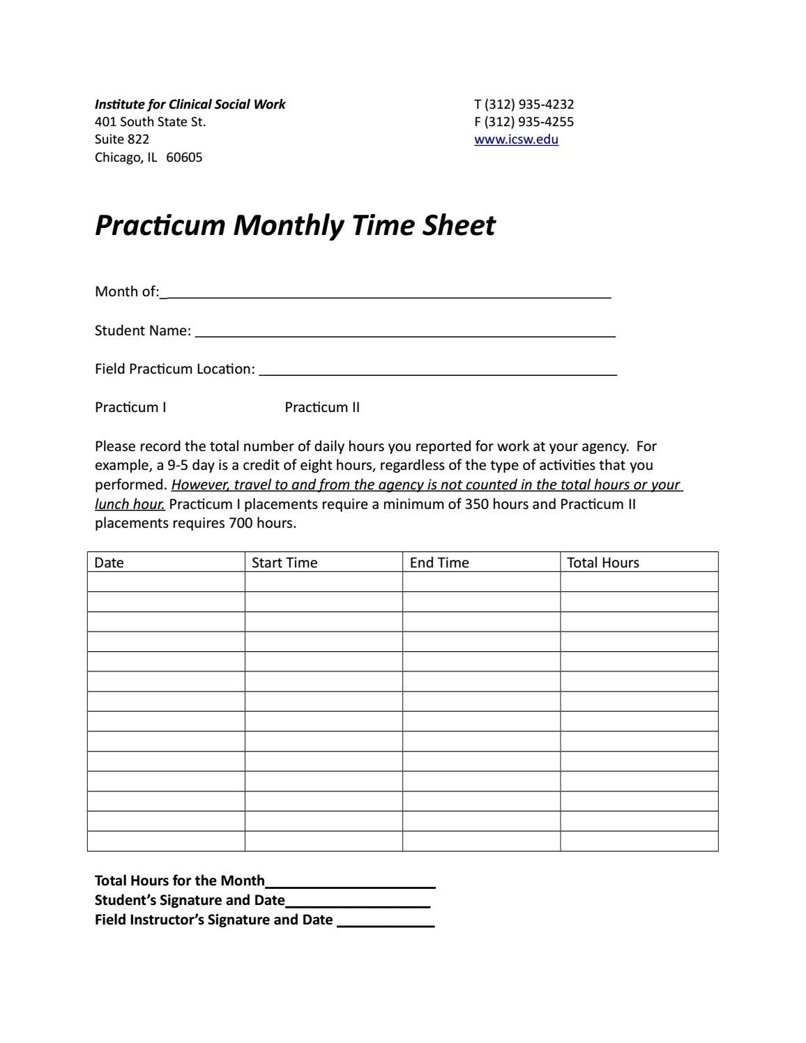 Field Placement Practicum by ICSW - Issuu