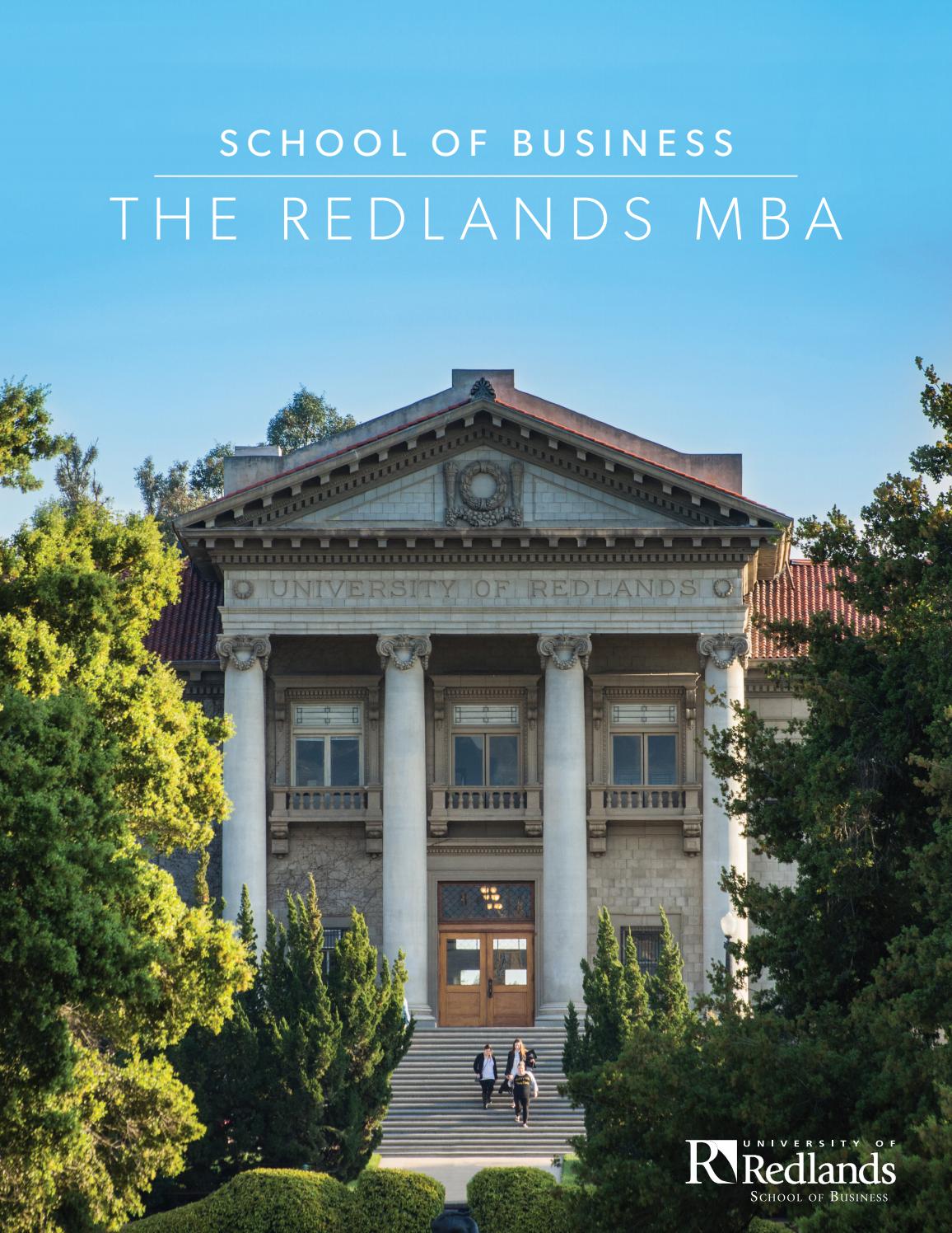 School of Business - The Redlands MBA by University of Redlands - Issuu