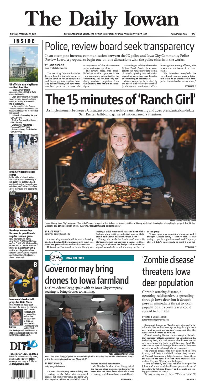 The Daily Iowan - 02.26.19 by The Daily Iowan - Issuu