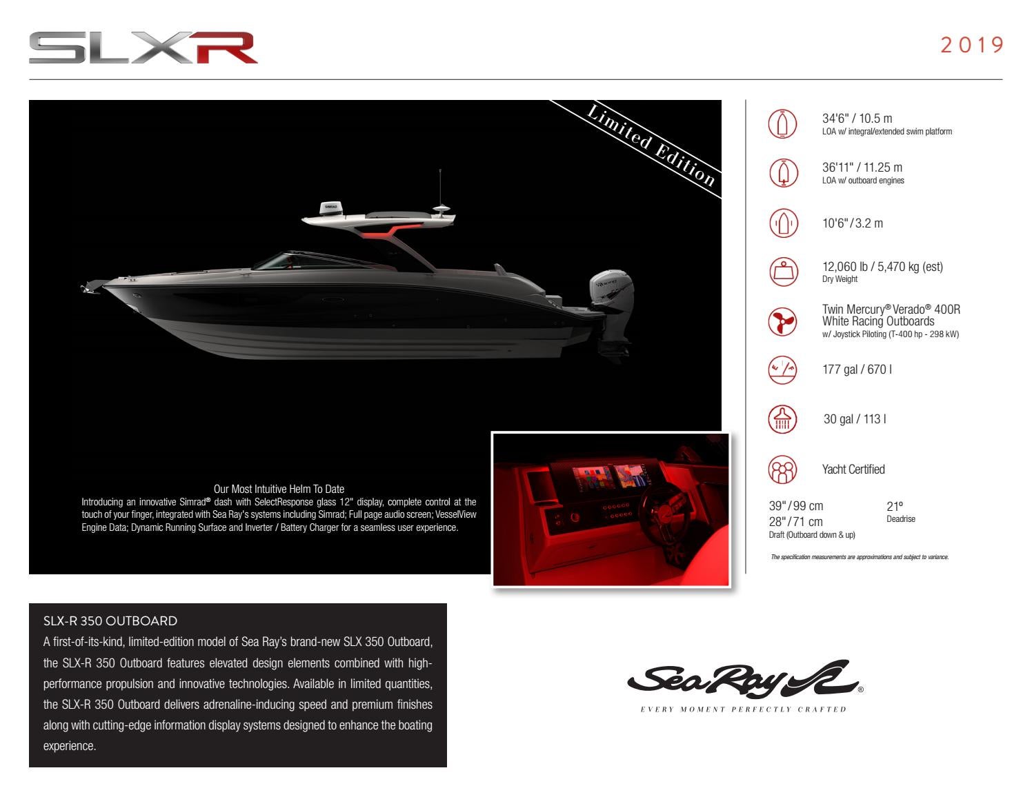 350 SLX-R Spezifikationen by TopYacht - Issuu