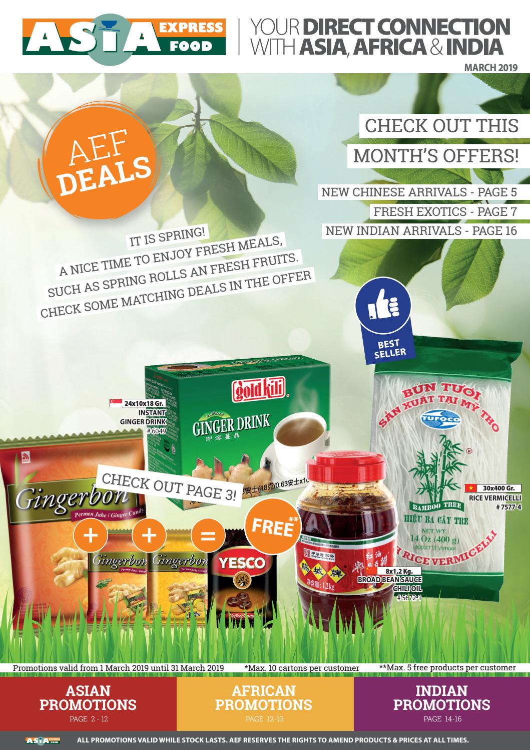 Asia Express Food - Monthly Offer March 2019 by GBU printmedia - Issuu