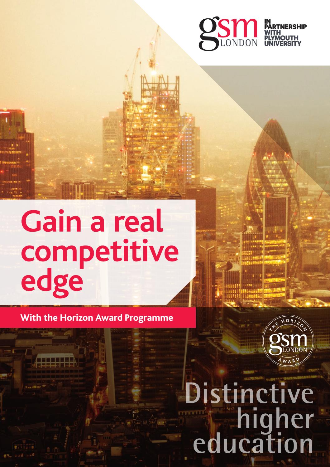 GSM London Horizon brochure by fitcreative.ltd.uk - Issuu