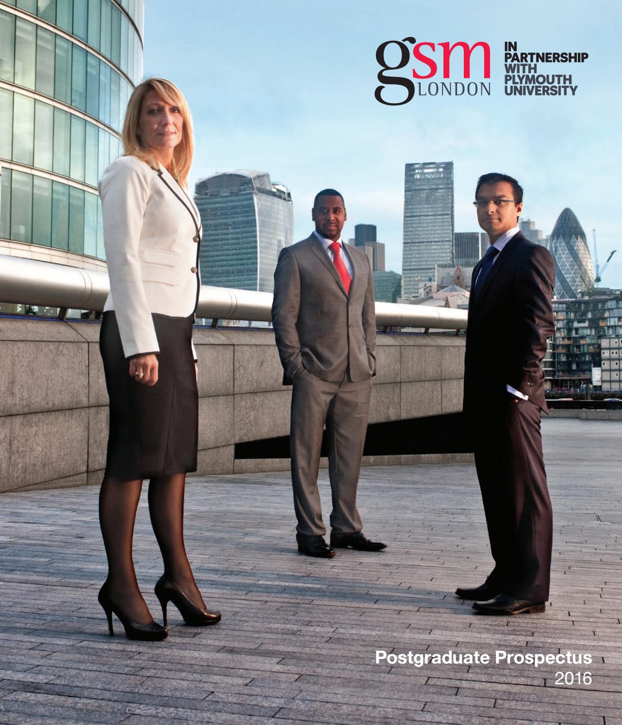 GSM London Postgraduate prospectus 2016 by fitcreative.ltd.uk - Issuu