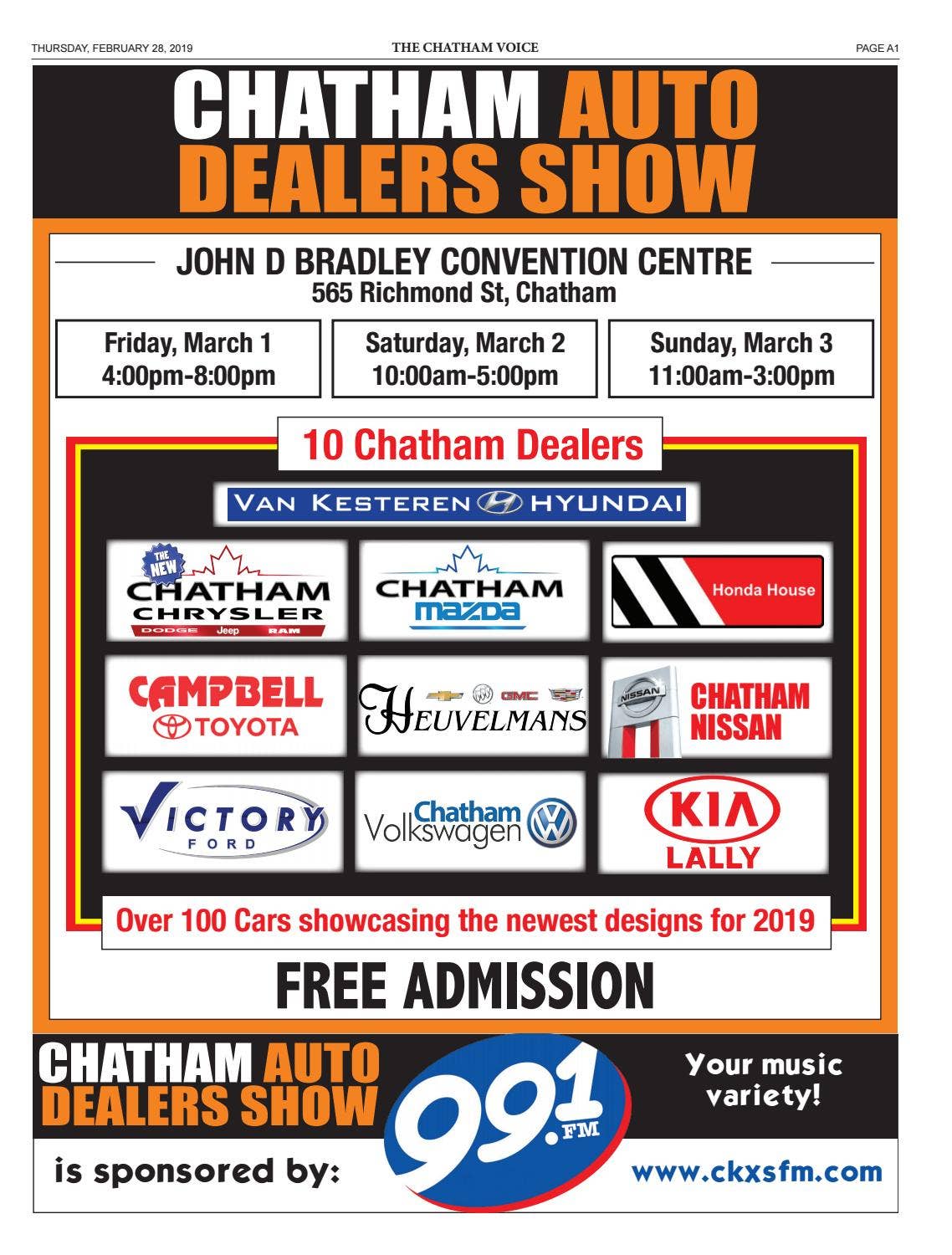 2019 Chatham Auto Dealers Show Guide by Chatham Voice - Issuu