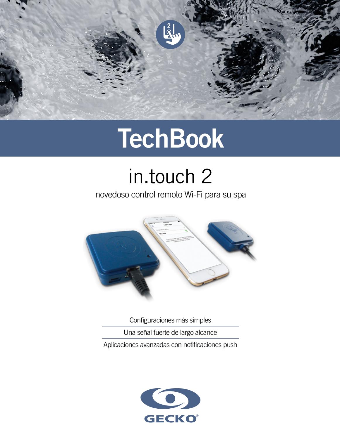 in.touch 2 Wi-Fi remote control for spa techbook (Spanish edition) by ...