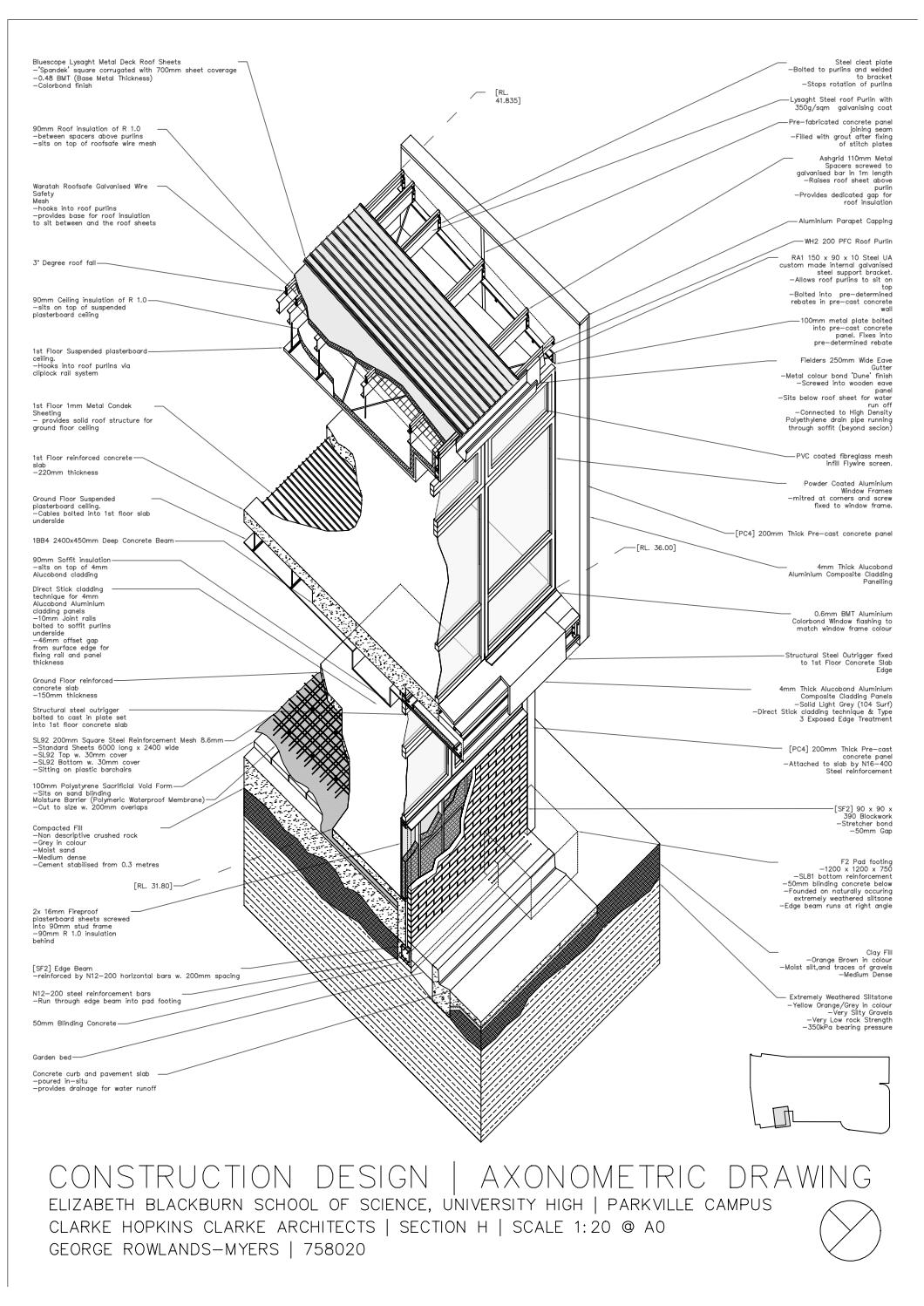 Construction Design: Axonometric Drawing by George Rowlands-Myers - Issuu