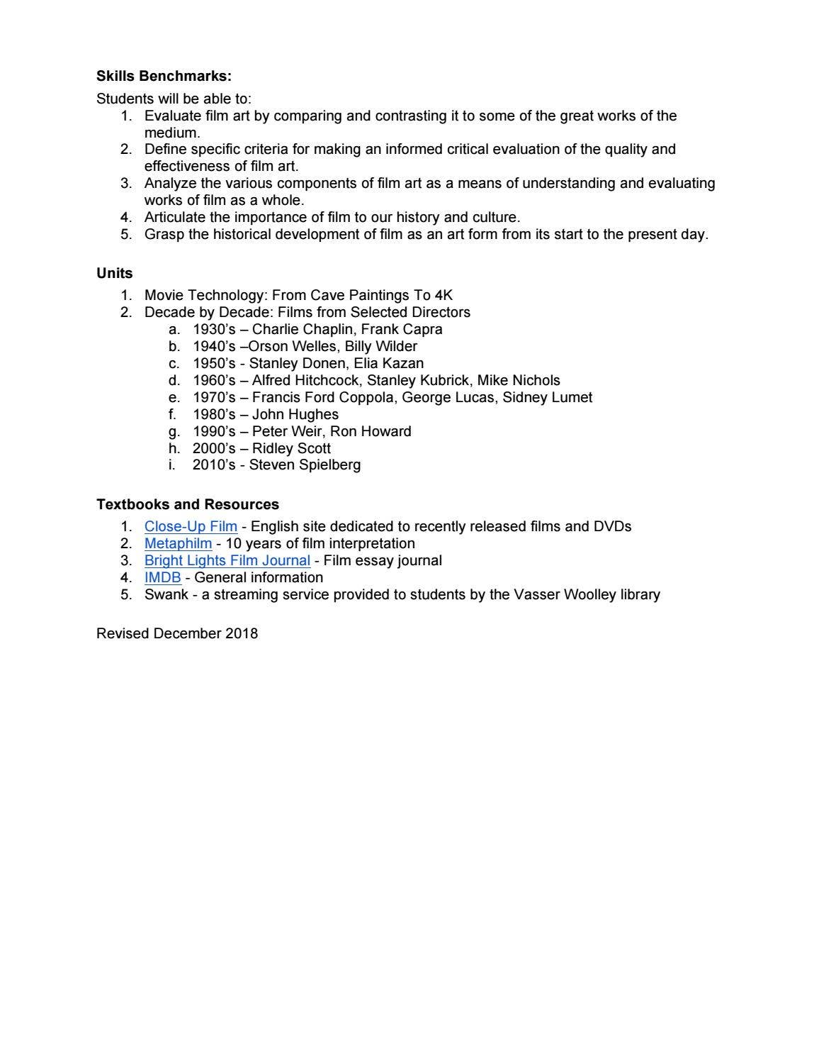 Upper School Fine Arts Curriculum by The Lovett School - Issuu
