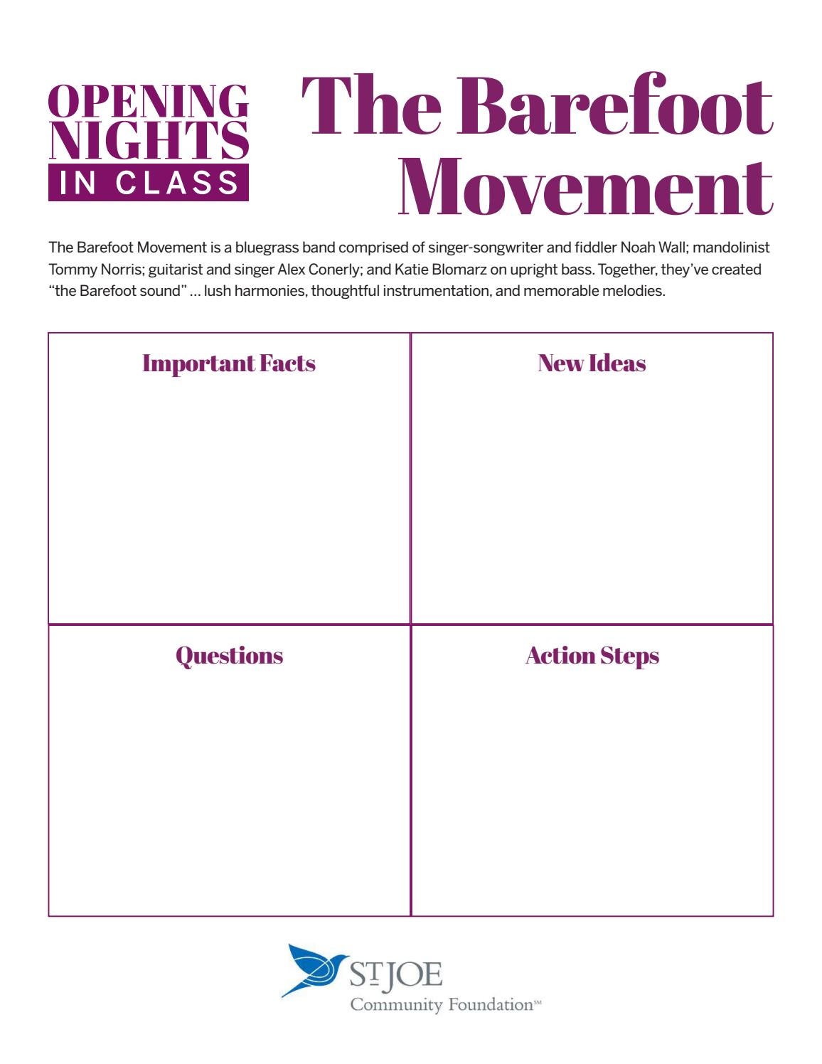 Barefoot Movement - Handout by Opening Nights - Issuu