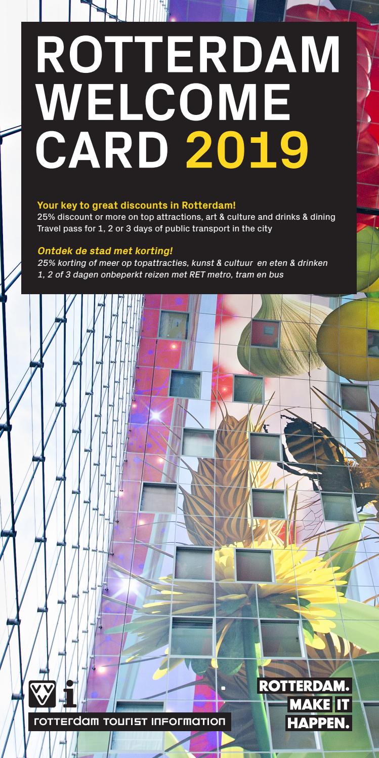 Flyer Rotterdam Welcome Card by Rotterdam Partners - Issuu