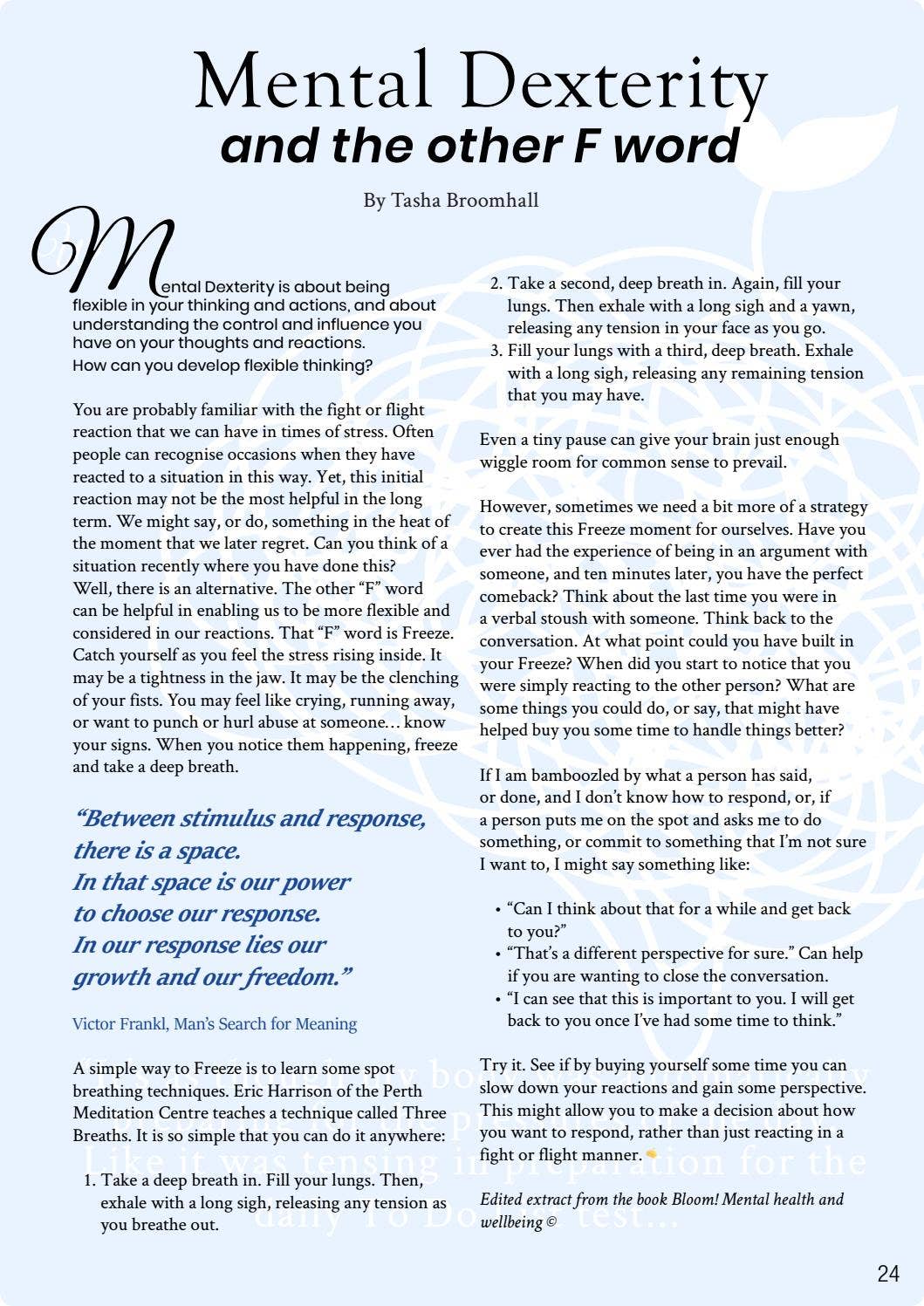 Blooming Minds Issue 12 February 2019 by Blooming Minds Mental Health ...