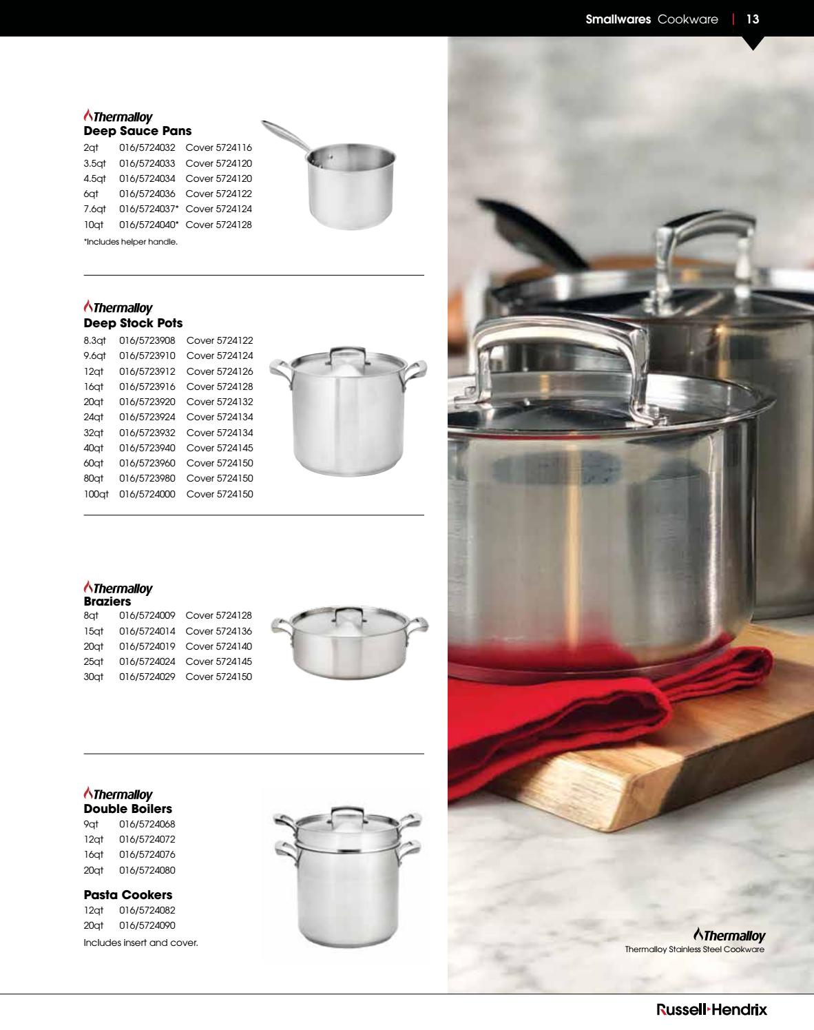 Russell Hendrix Smallwares Catalogue by Russell Hendrix Foodservice ...
