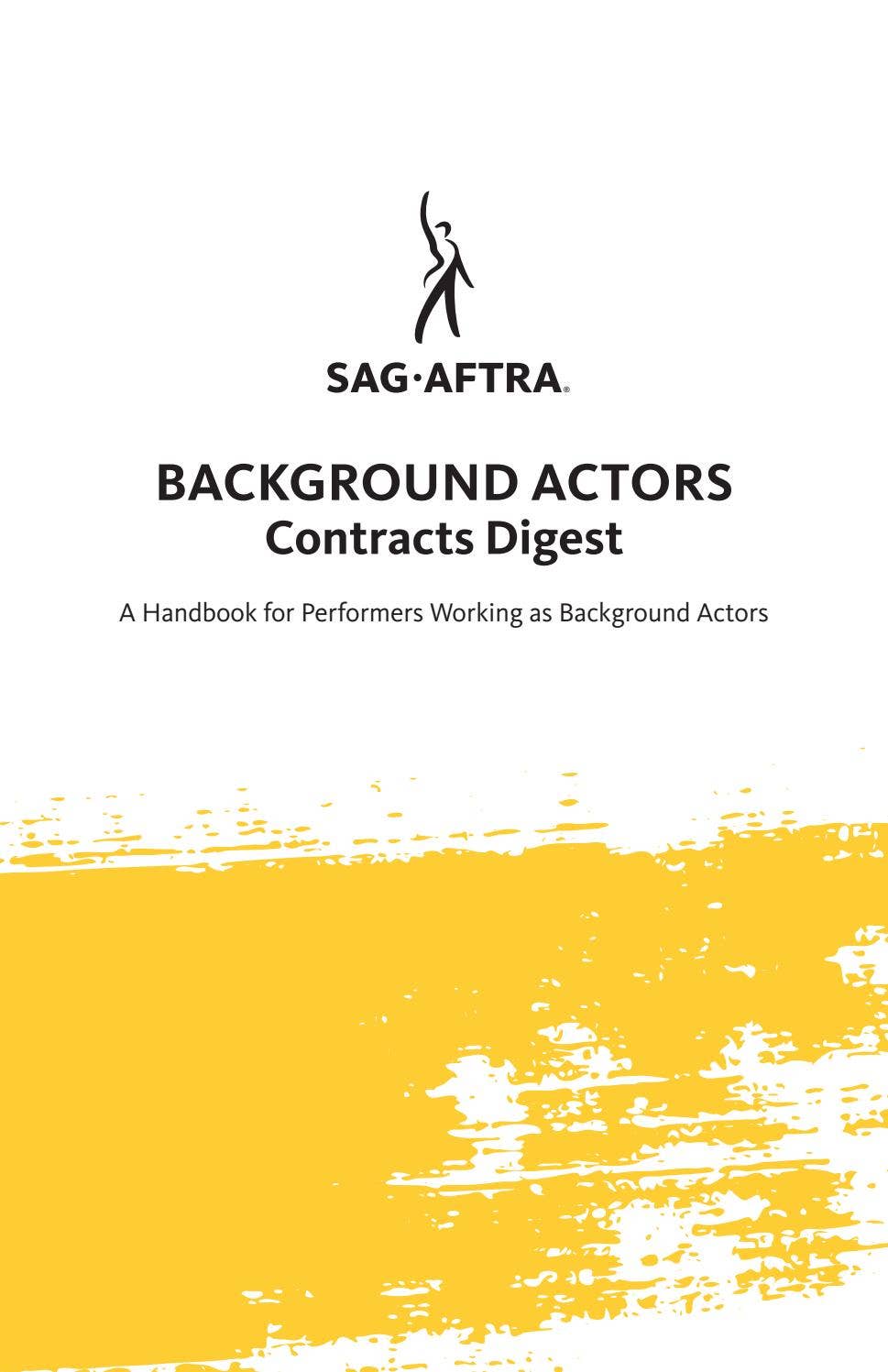 2019 Background Actors Contracts Digest by SAG-AFTRA - Issuu