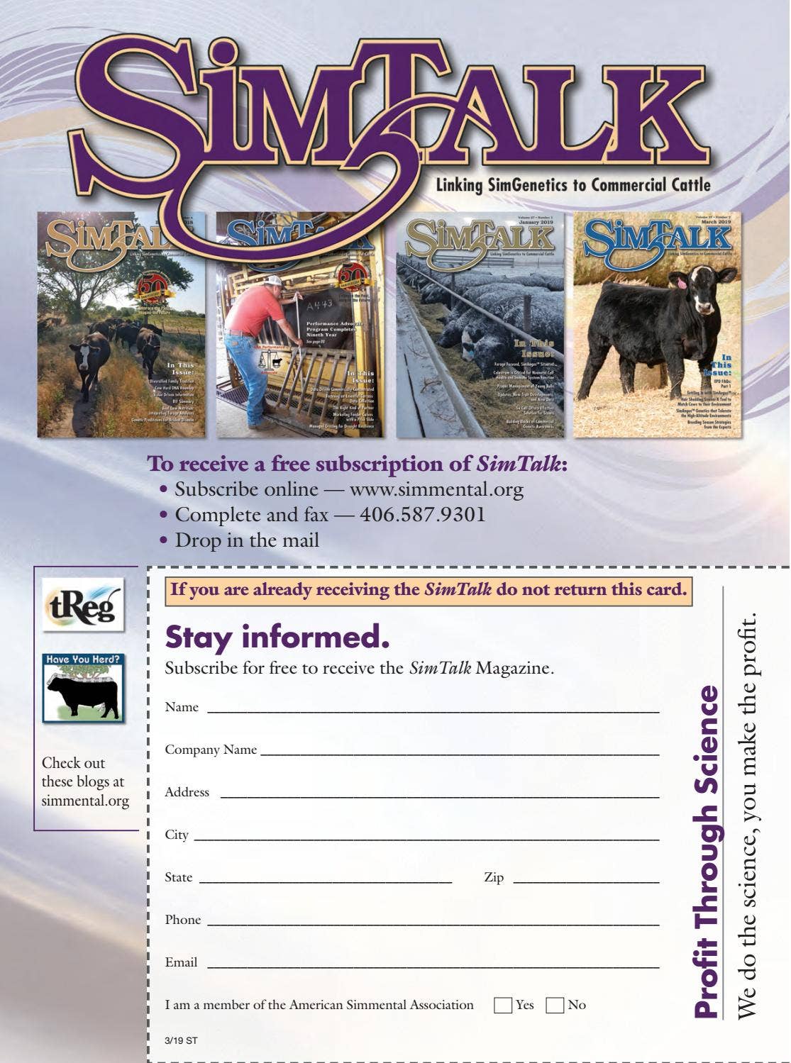 SimTalk, March 2019 by American Simmental Publication, Inc - Issuu