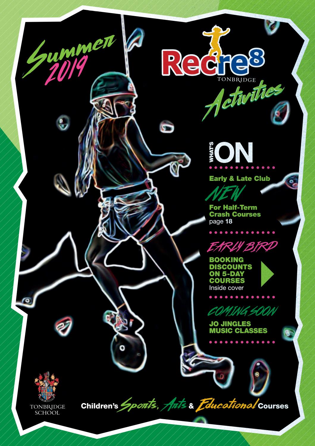 Recre8 Children's Holiday & Term Time Activities 2019 by Tonbridge ...