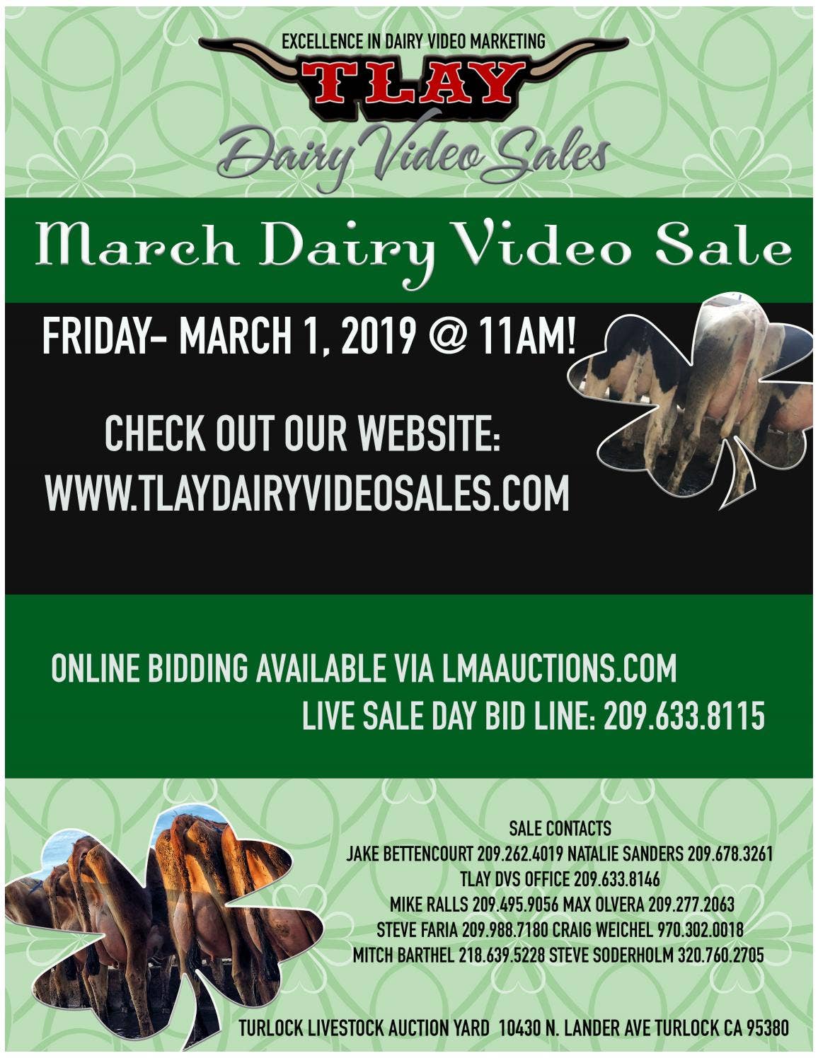 March 2019 TLAY Dairy Video Sale by TURLOCK LIVESTOCK AUCTION YARD - Issuu
