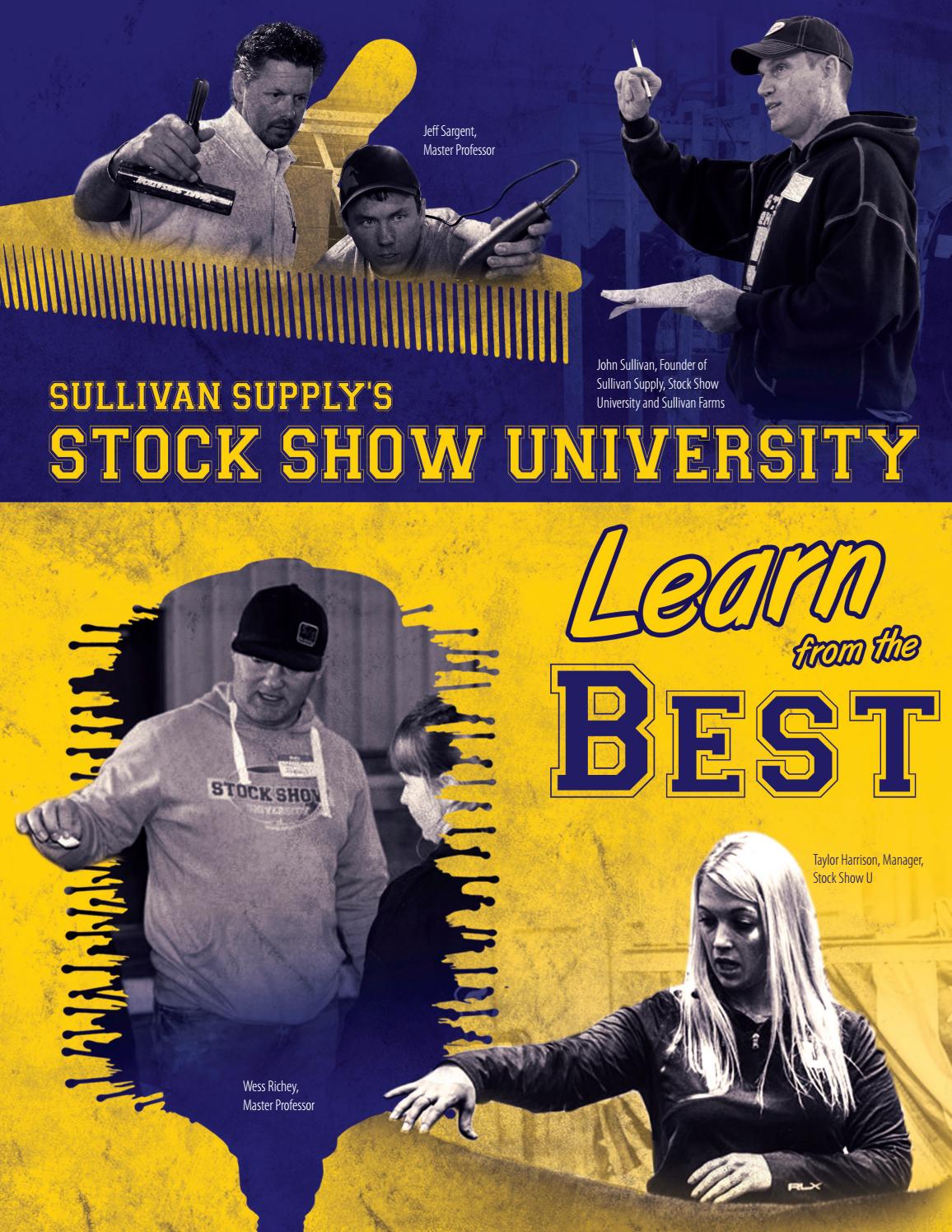 Stock Show U - Spring 2019 Grad Programs by Sullivan Supply - Issuu
