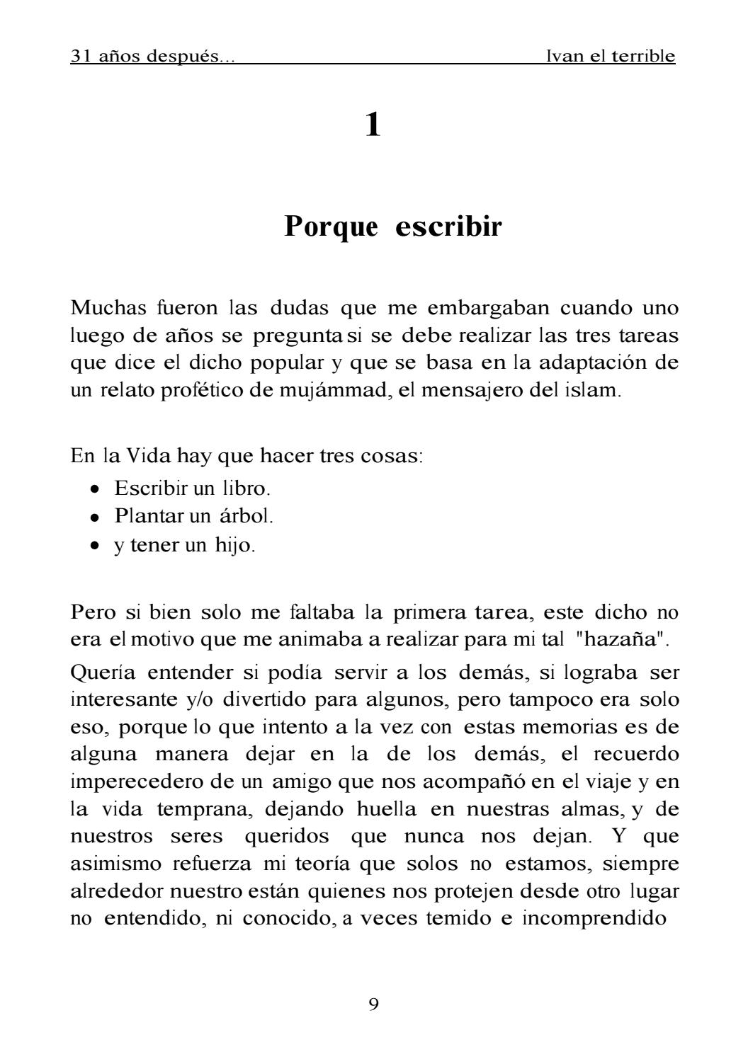 31 años después by Ivan Collado - Issuu