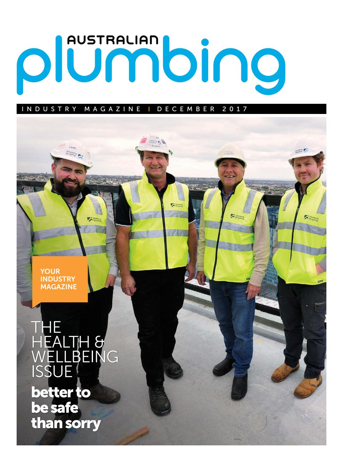 Australian Plumbing - Summer 2017 by Master Plumbers - Issuu