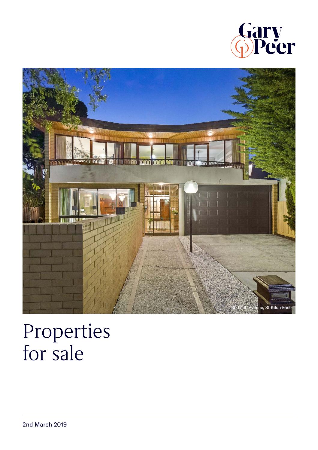 Gary Peer Properties For Sale | 2nd March 2019 by Gary Peer ...
