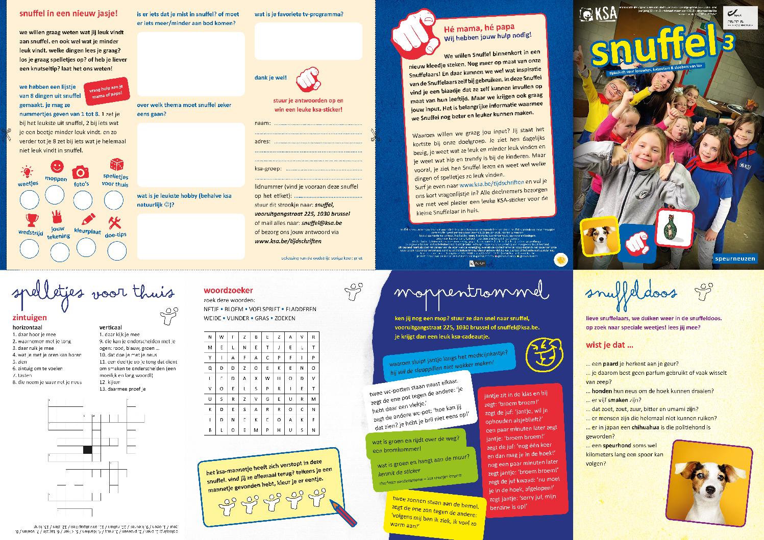 2018-2019 Snuffel 3 by KSA Nationaal - Issuu