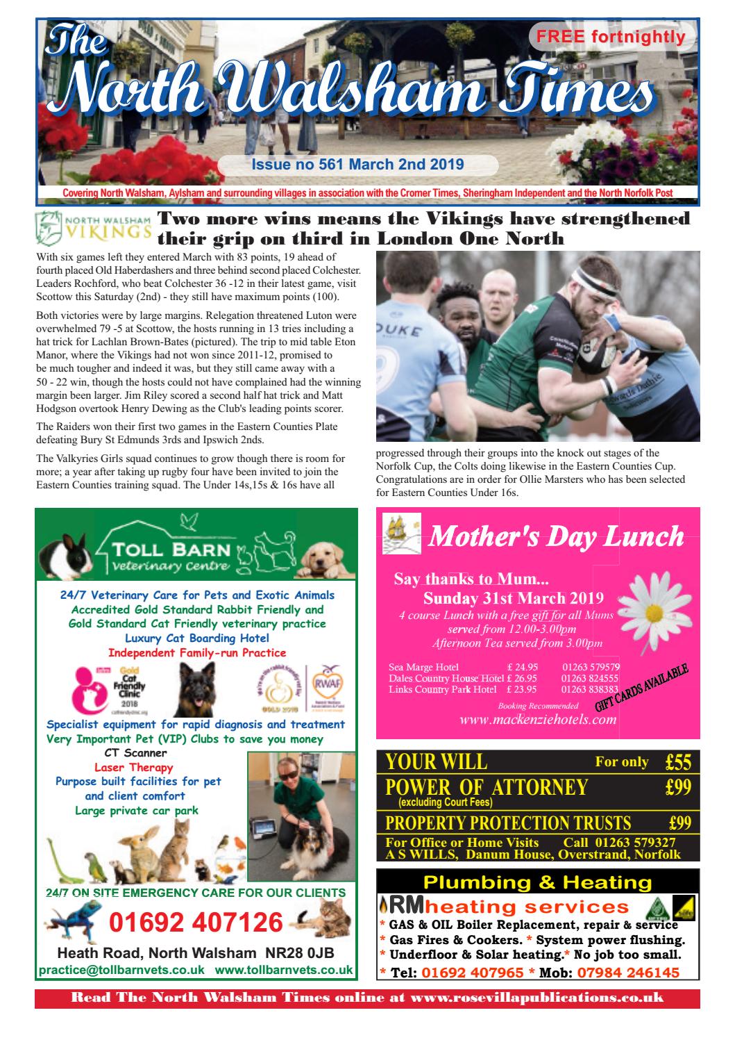 North Walsham Times 561 By Eric Hayton Issuu