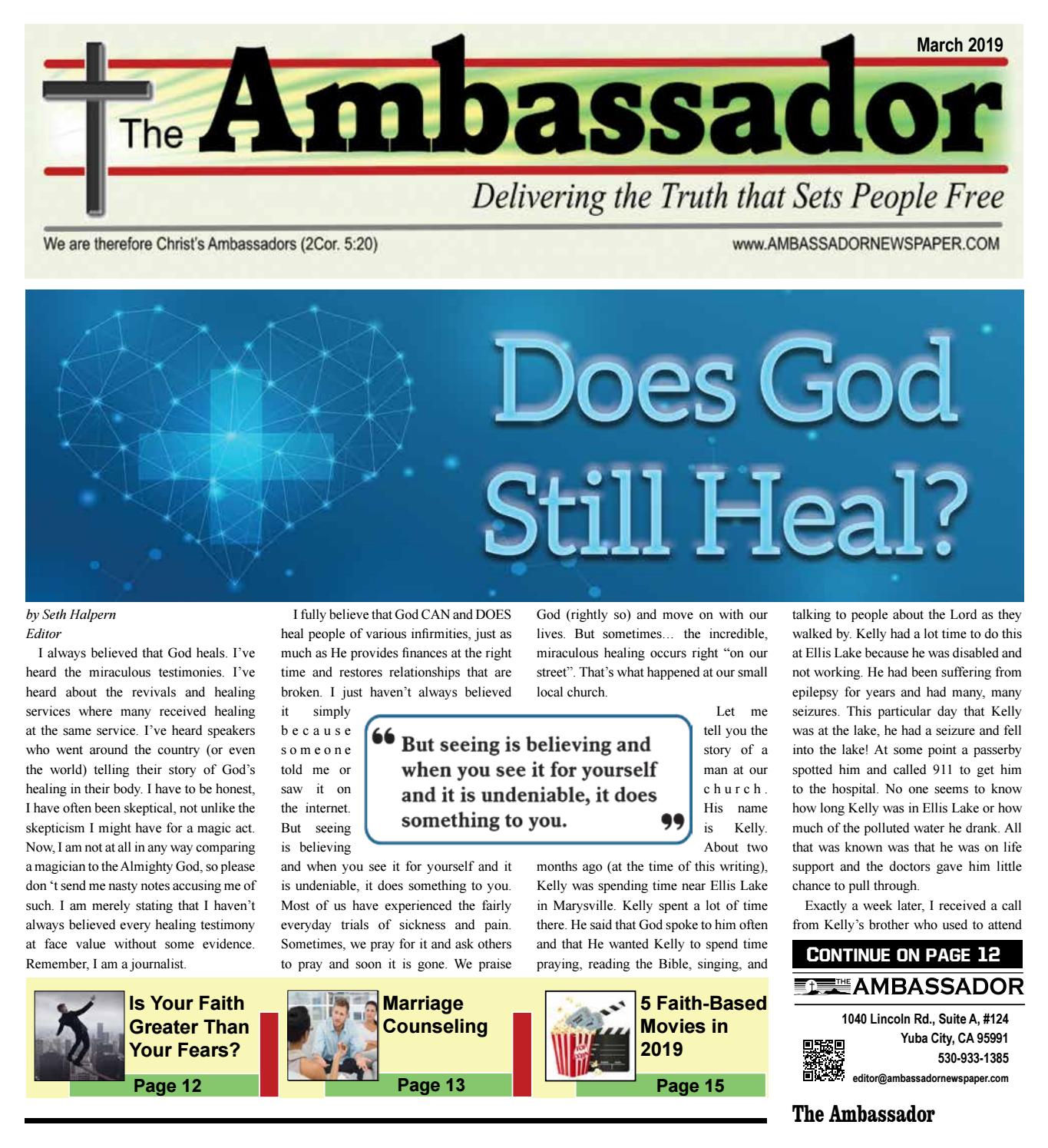March 2019 Ambassador Newspaper by The Ambassador Newspaper - Issuu