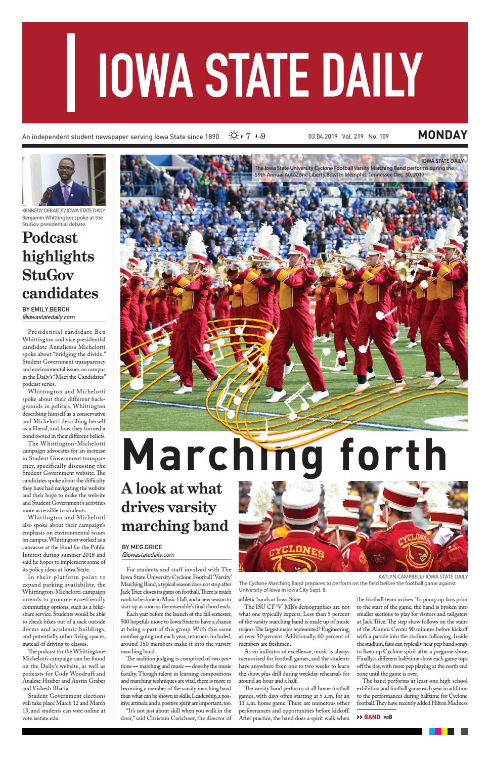 3.14.19 by Iowa State Daily - Issuu