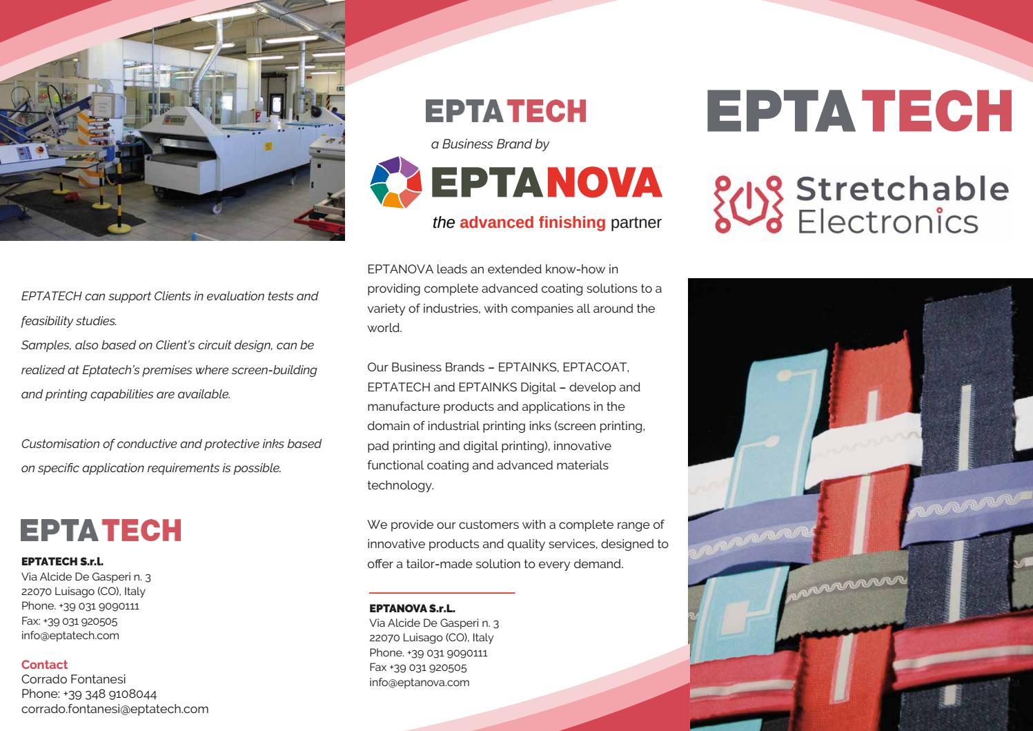 EPTATECH | Stretchable Electronics by Eptanova - Issuu