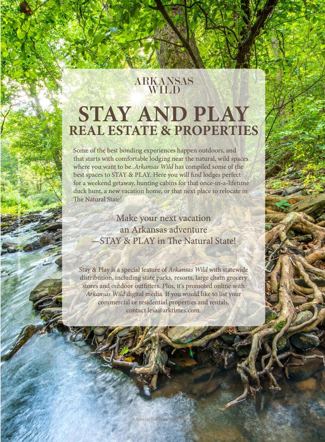 Arkansas Wild Spring Stay and Play 2019 by Arkansas Times - Issuu