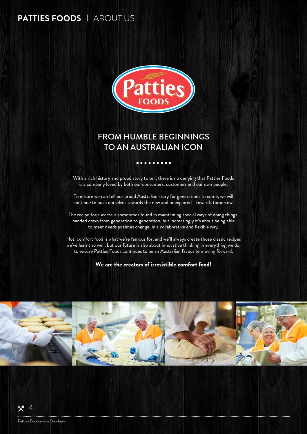 Patties National Product Catalogue 2019 by pattiesfoods - Issuu