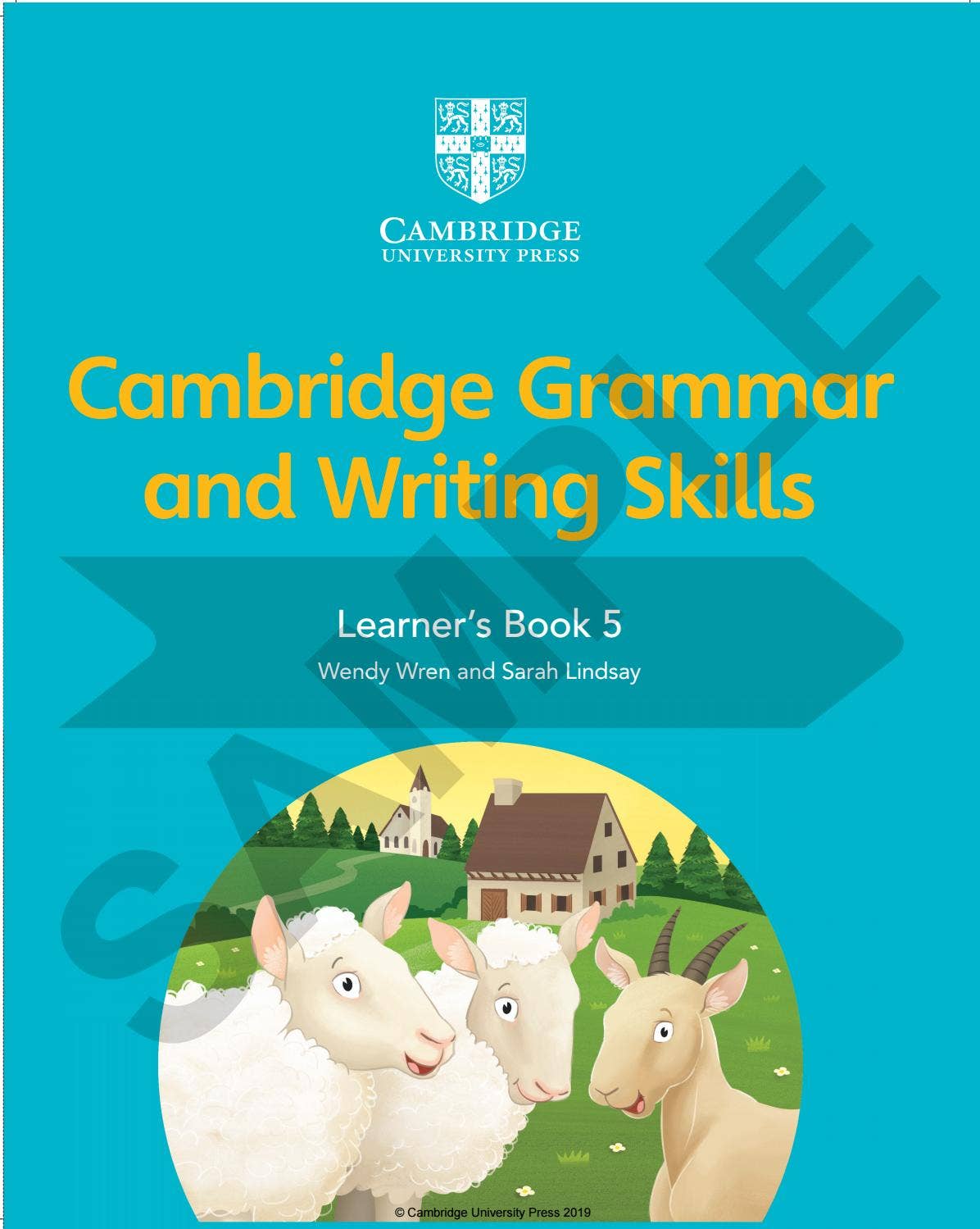 Cambridge Grammar & Writing Skills Learner's book 5 sample by Cambridge ...